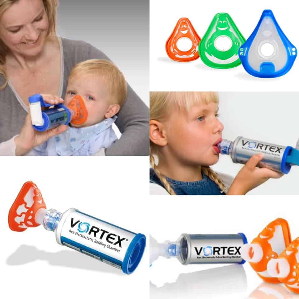 Cámara de inhalación Vortex - TerapiaCPAP